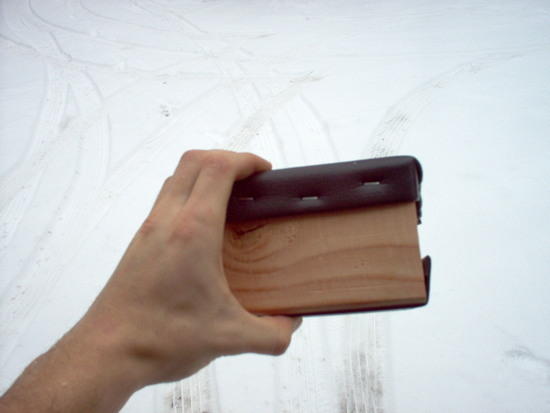 Telemark Ski Waxing "Vise" - Backpacking Light