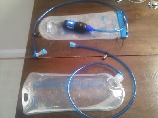 Sawyer Squeeze & Platy inline filter set up - Backpacking Light