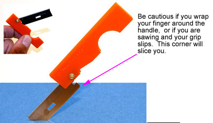 Derma-Safe Folding Utility Knife (Hi-Vis Orange, Single) - Backpacking ...