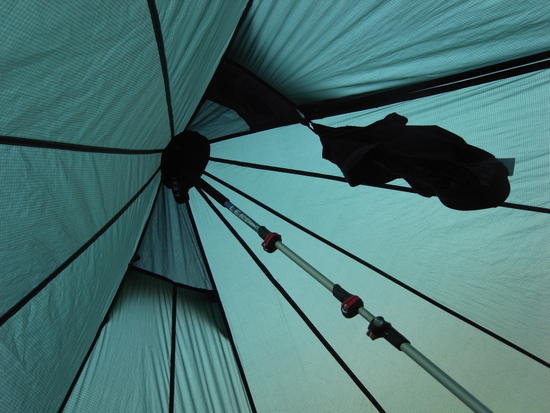 Lashing Hiking Poles Together for Pyramid Shelter - Backpacking Light