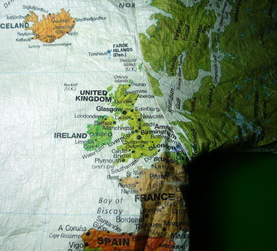 Tyvek world map jacket - Backpacking Light