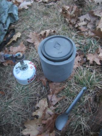 Cooking System usinf foam Cozy + MLD 850 Ti Pot - Backpacking Light