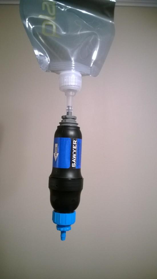 Sawyer Squeeze for Platy bladders - Backpacking Light
