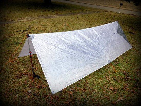 Custom 10x7 Cuben Tarp. - Backpacking Light