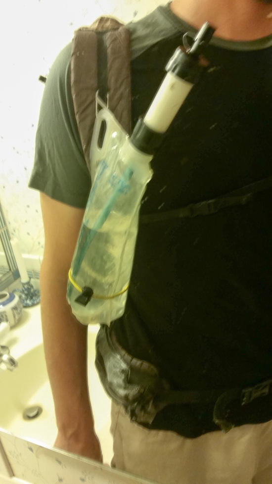 The ultimate shoulder strap water carry system - Backpacking Light